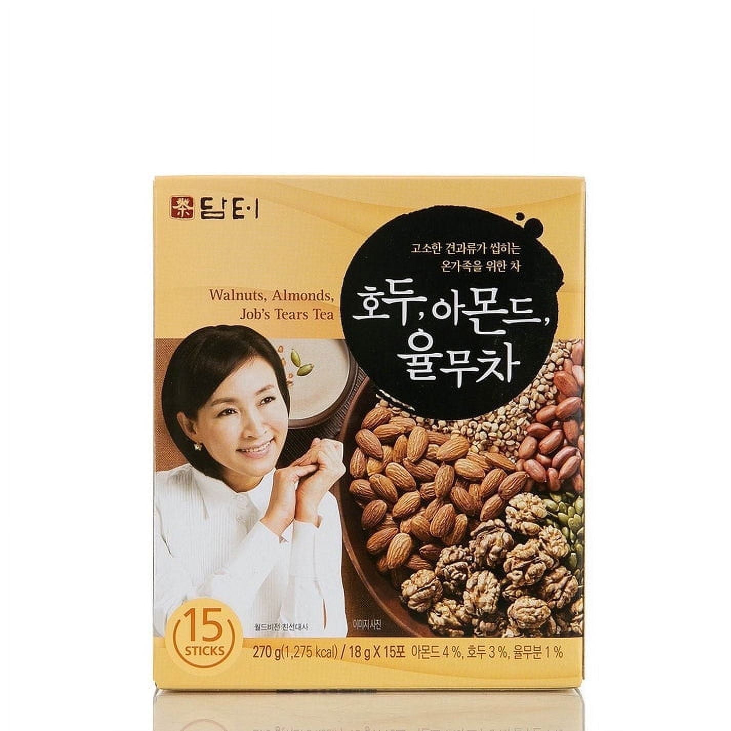 Damtuh Walnut Almond Adlay Powder Drink Mix, 15g x 15 Sticks - Walmart.com