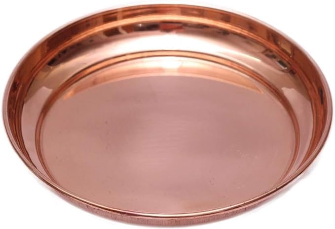 Damurhu Pure Copper Bronze Halwa Plate Small Size5 Set of 3 - Walmart.com