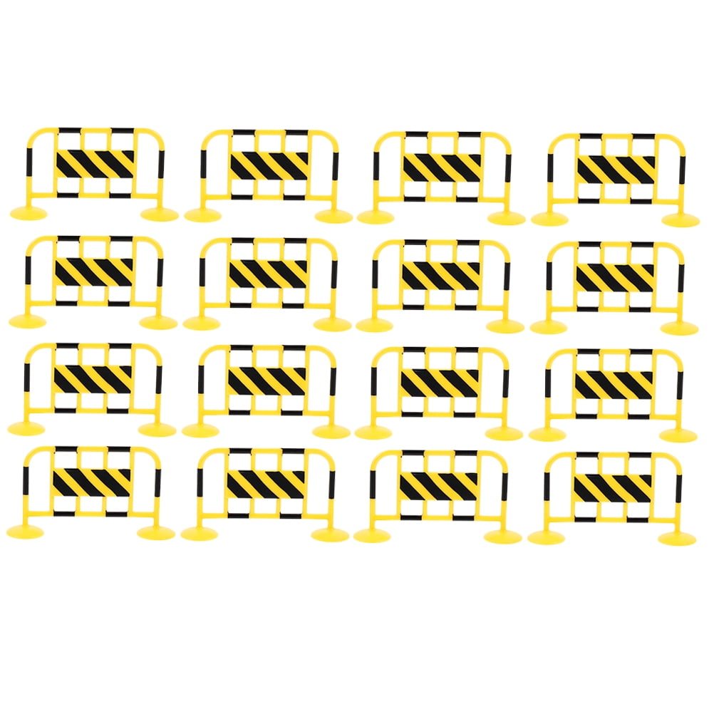 Dan 16pcs Traffic Signs for Kids Street Signs Playset Roadblock Toys ...