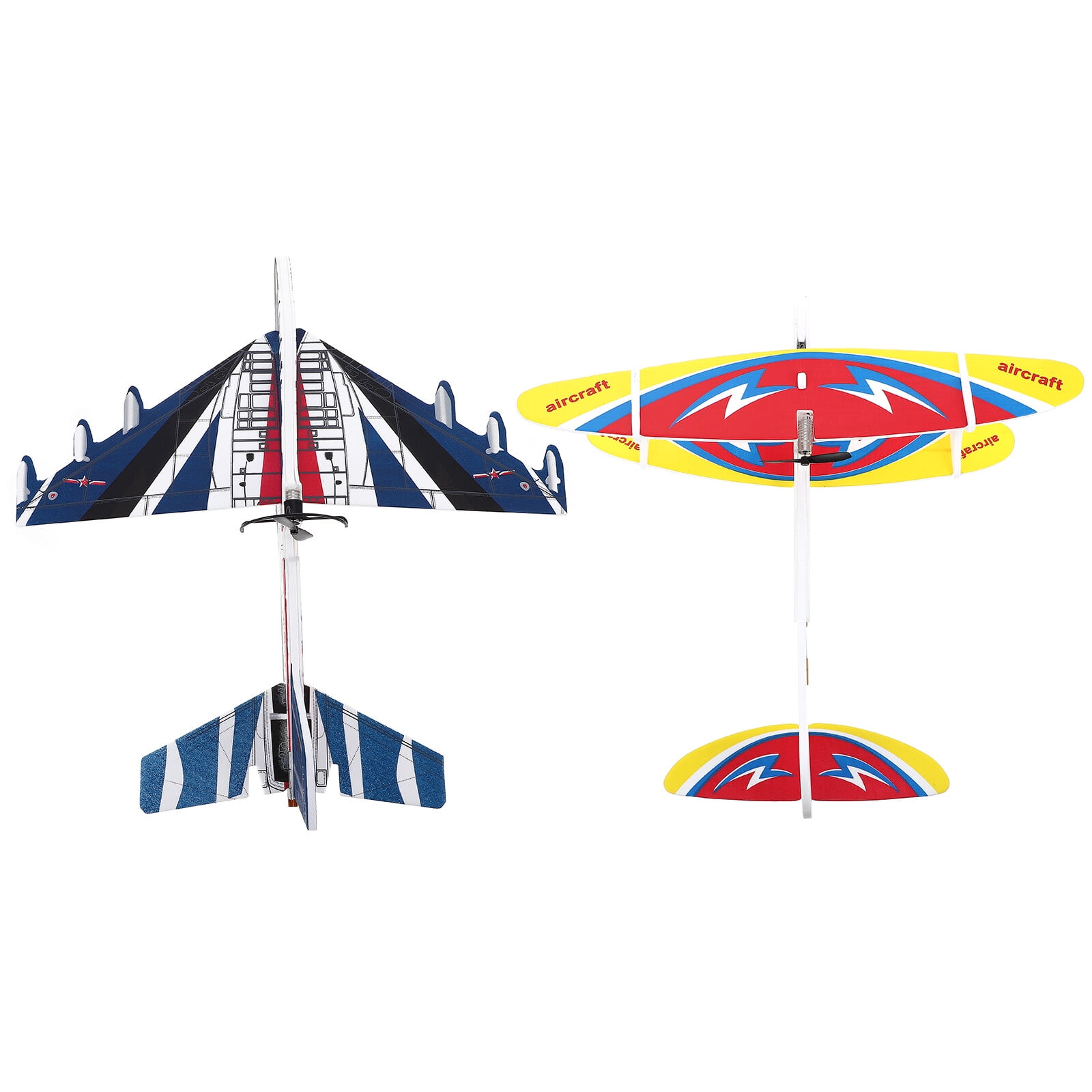 Dan 2pcs USB Charged Airplane Model Toy Electric Aircraft Toy Kids Toy ...