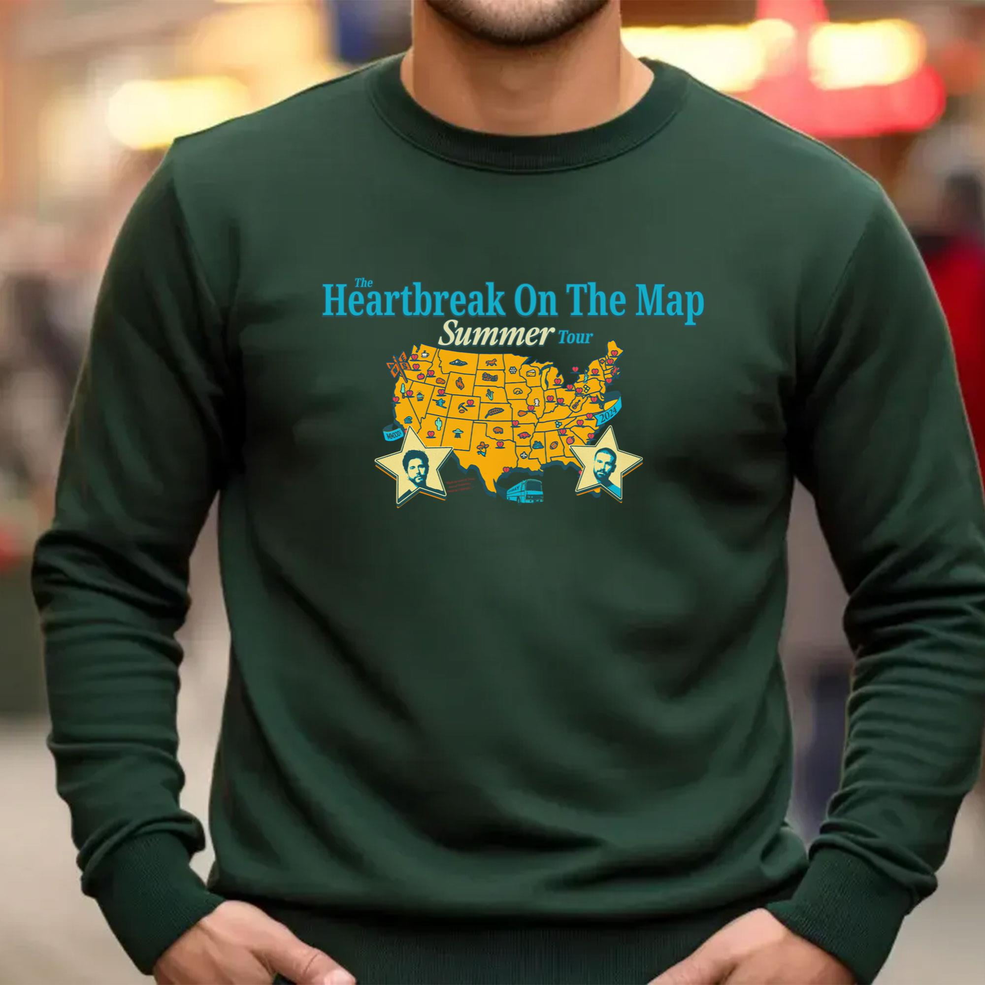 Dan And Shay Tour Heartbreak On The Map 2024 Shirt, Dan + Shay Band ...