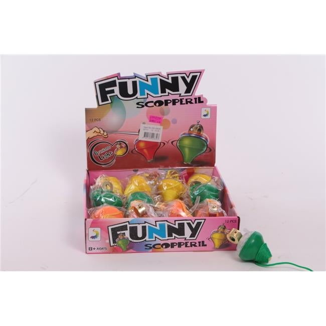Dan As 600839 Spin Top Light-up Scopperil, 12 per Pack - Walmart.com