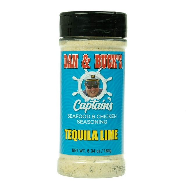 Dan & Buck's Tequila Lime Seasoning Seafood & Chicken Rub Garlic Onion ...