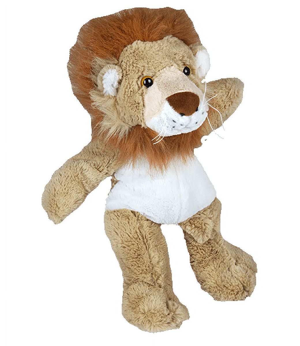 Dan D. Lion Stuffed Toy with Pre-Recorded Lion Sound - 16-inch ...
