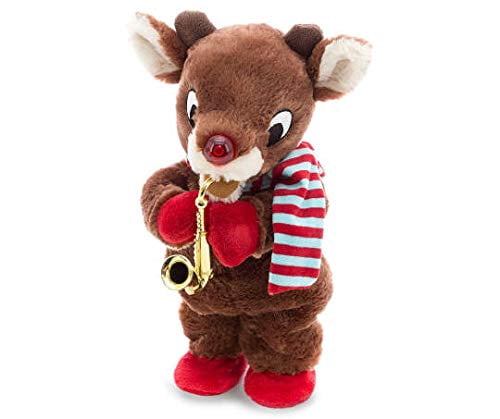 Dan Dee Animated Music Plush Rudolph & Saxophone - Walmart.com