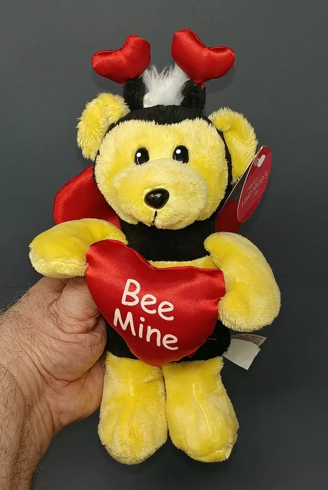 Dan Dee Collectors Choice Bumble Bee Bear BEE MINE Heart Plush 10" Doll ...