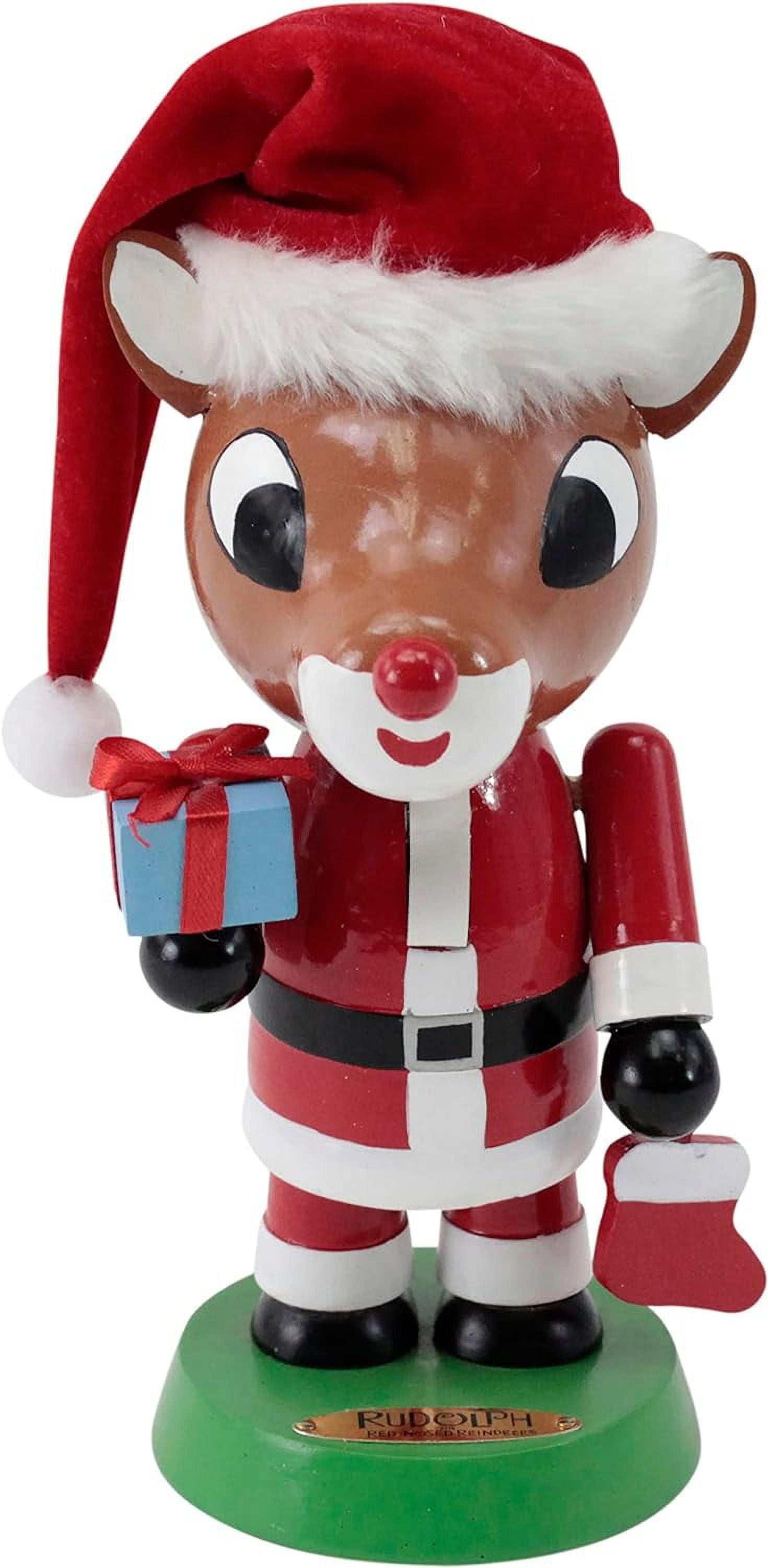 Dan Dee Rudolph The Red-Nosed Reindeer 8" Rudolph Nutcracker - Walmart.com