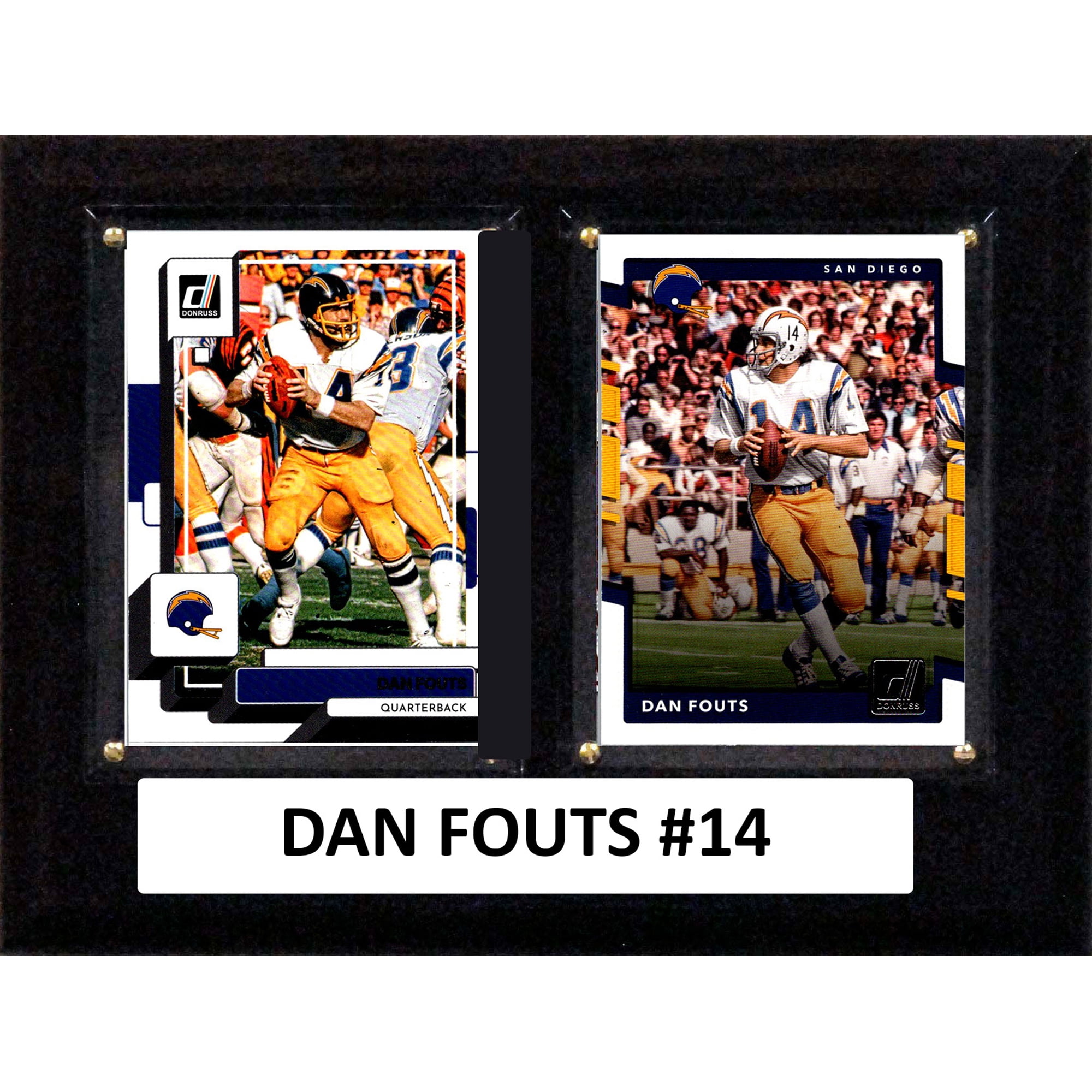 Dan Fouts San Diego Chargers 6" x 8" Trading Card Plaque - Walmart.com