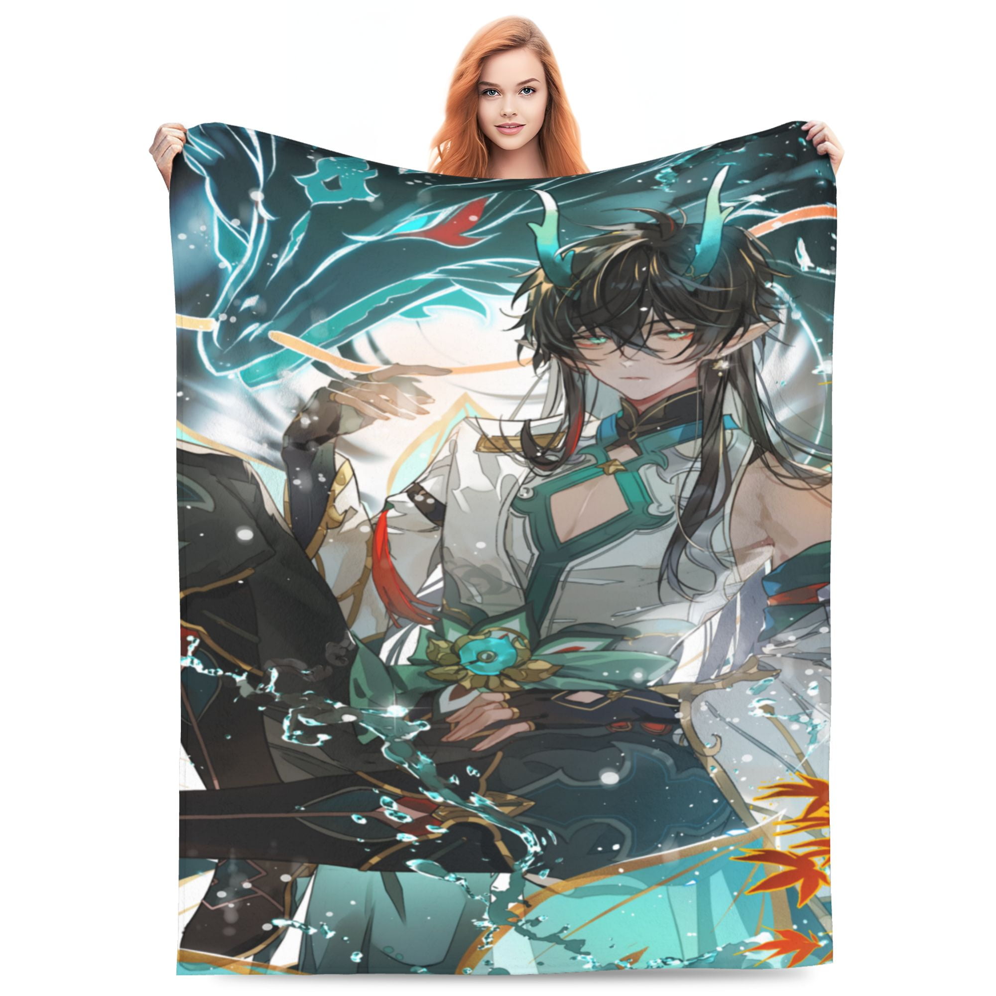 Dan Heng Honkai Star Rail Bed Blanket 3D Printed Throw Blanket ...