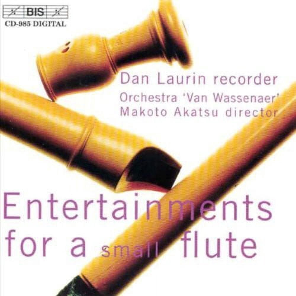 Dan Laurin - Entertainments for Small Flute - Music & Performance - CD ...