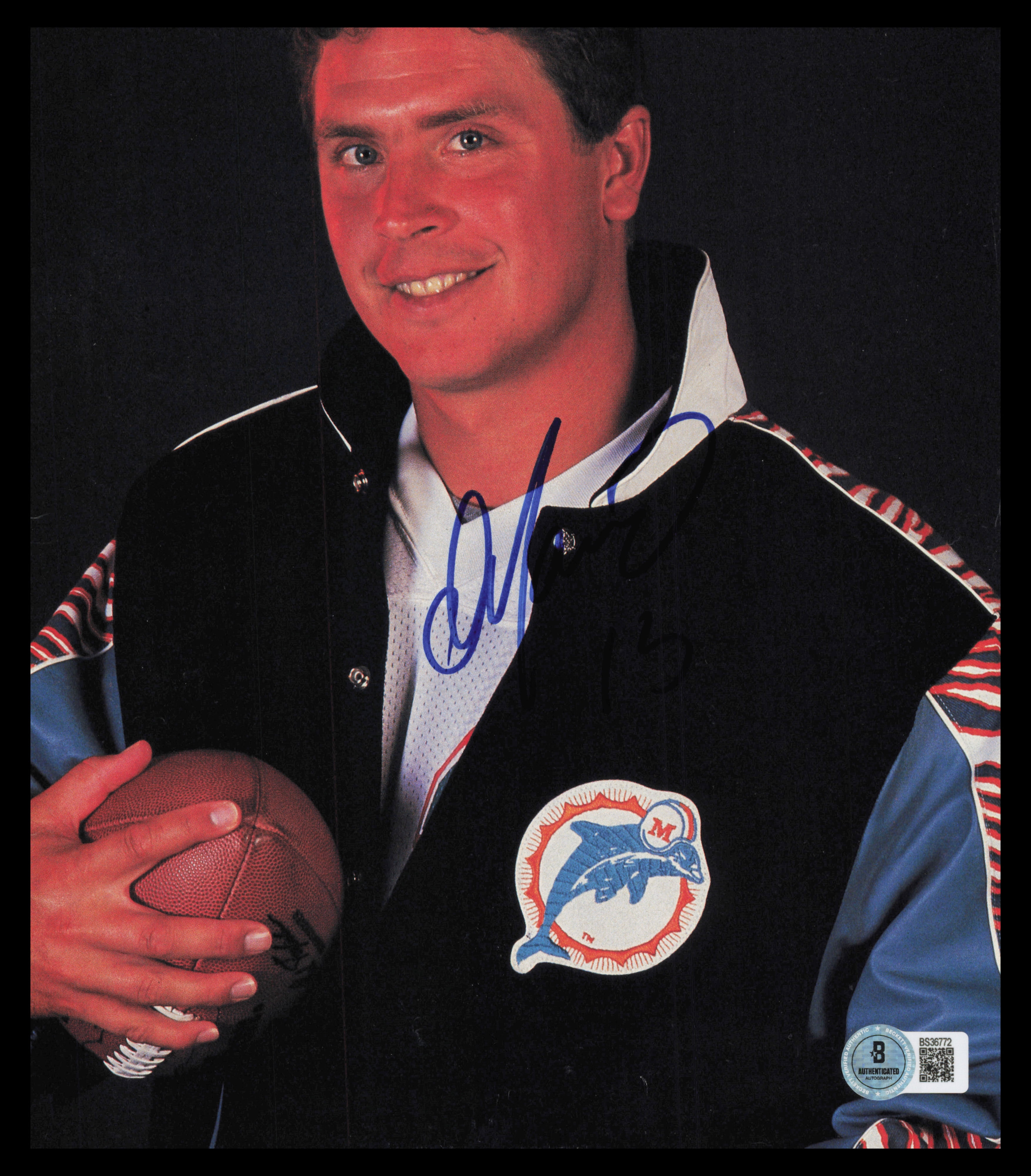 Dan Marino Autographed 8x11 Magazine Page Photo Miami Dolphins Beckett ...