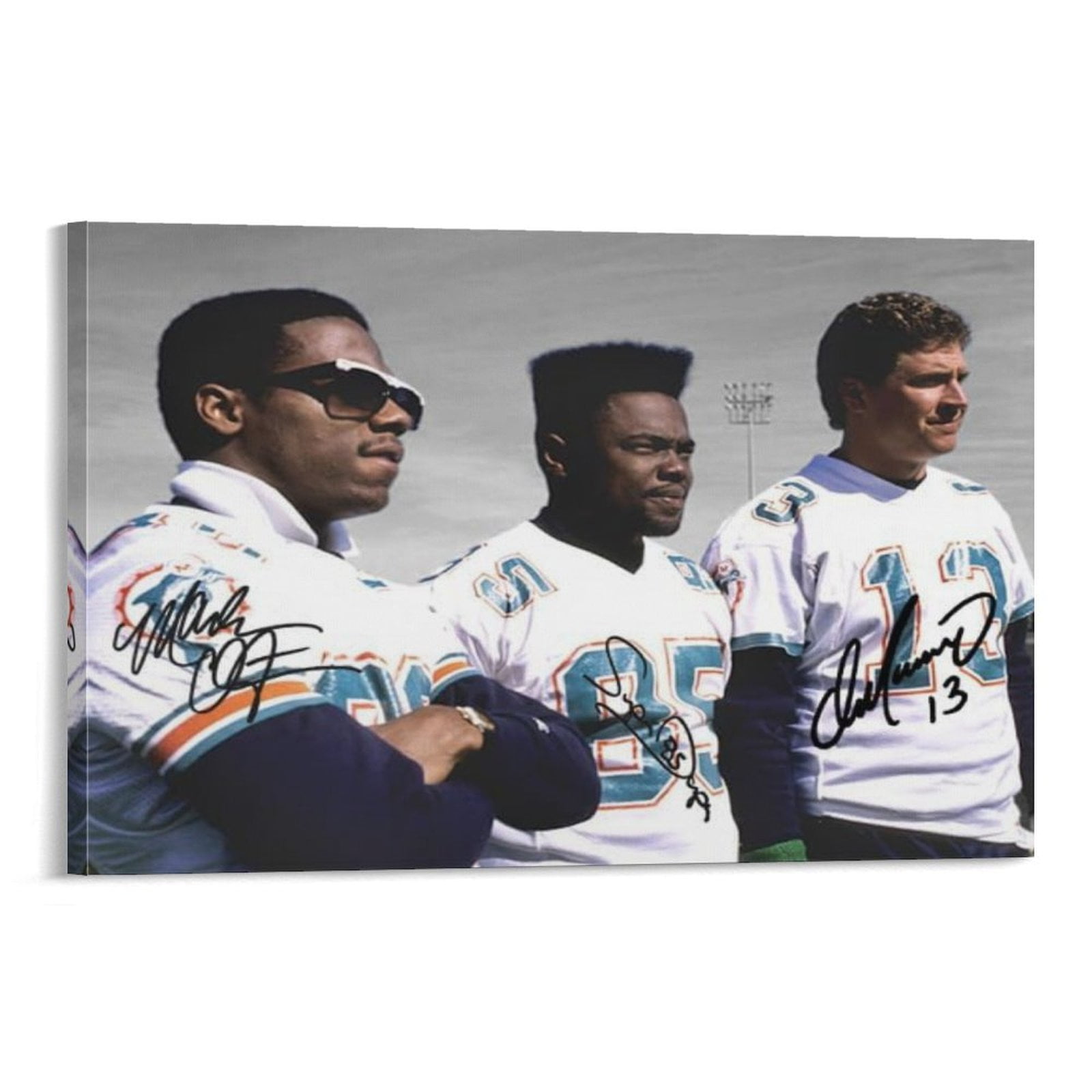 Dan Marino Mark Duper Mark Clayton Poster Poster Cool Artworks Painting Wall Art Canvas Prints ...