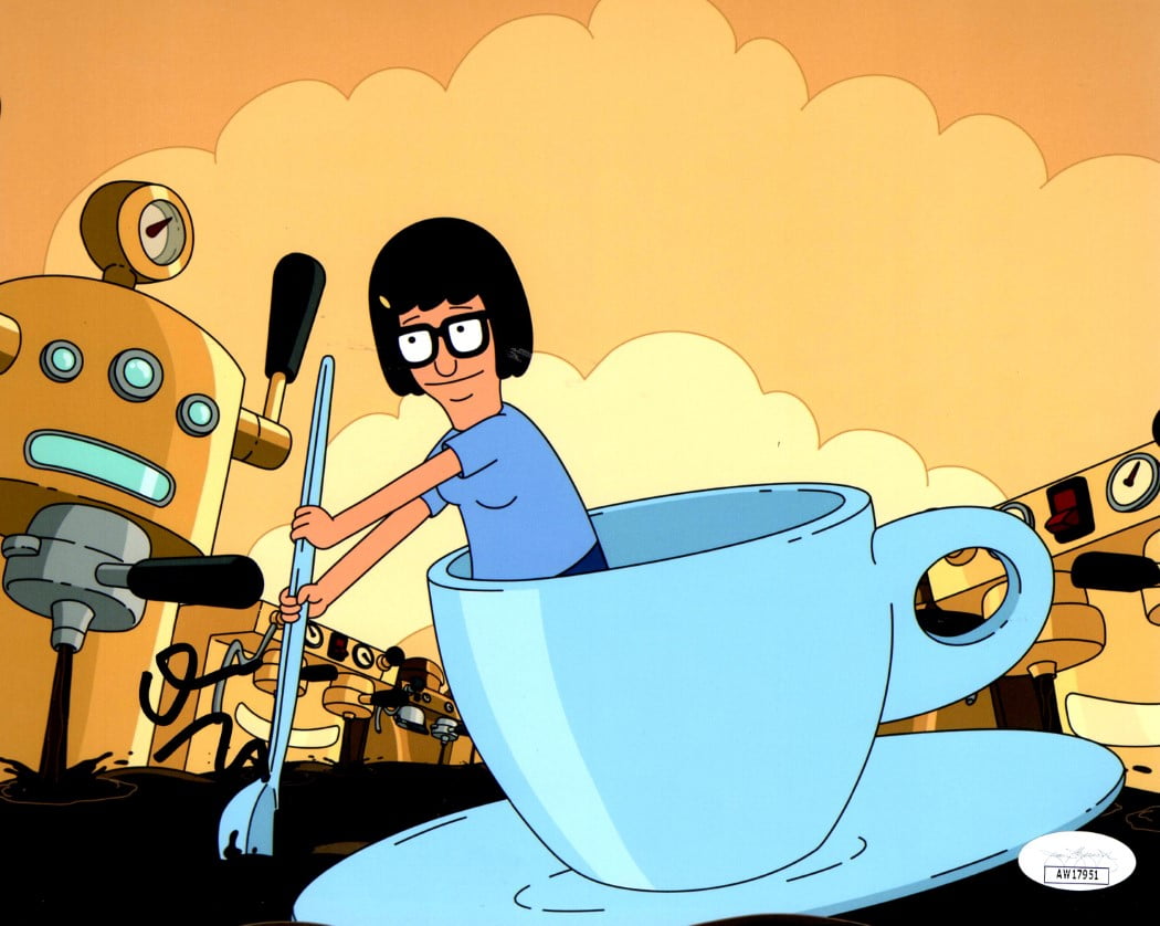 Dan Mintz Signed Autographed 8X10 Photo Bob's Burger Tina Tea Cup JSA ...