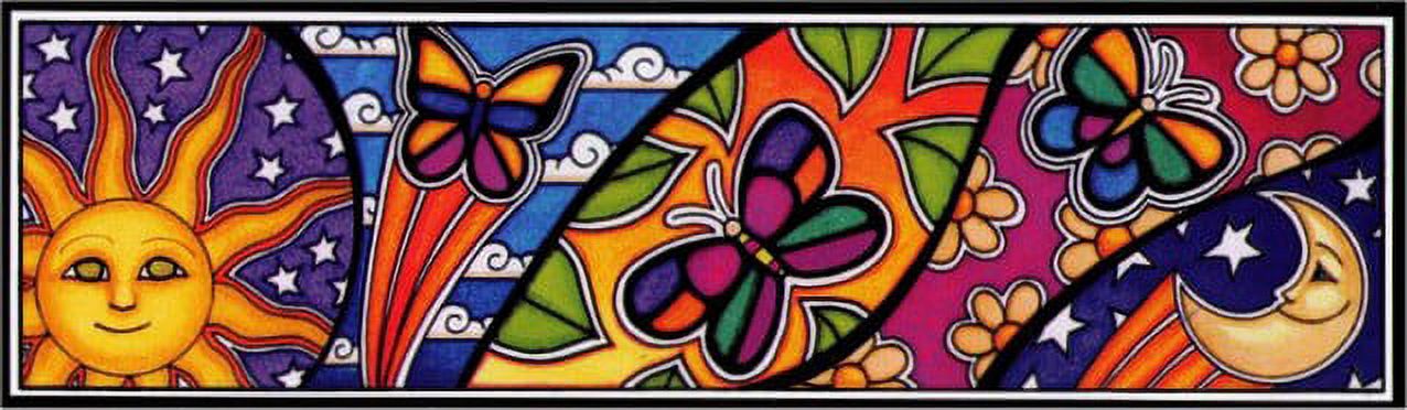 Dan Morris Art Sticker (B) - Walmart.com