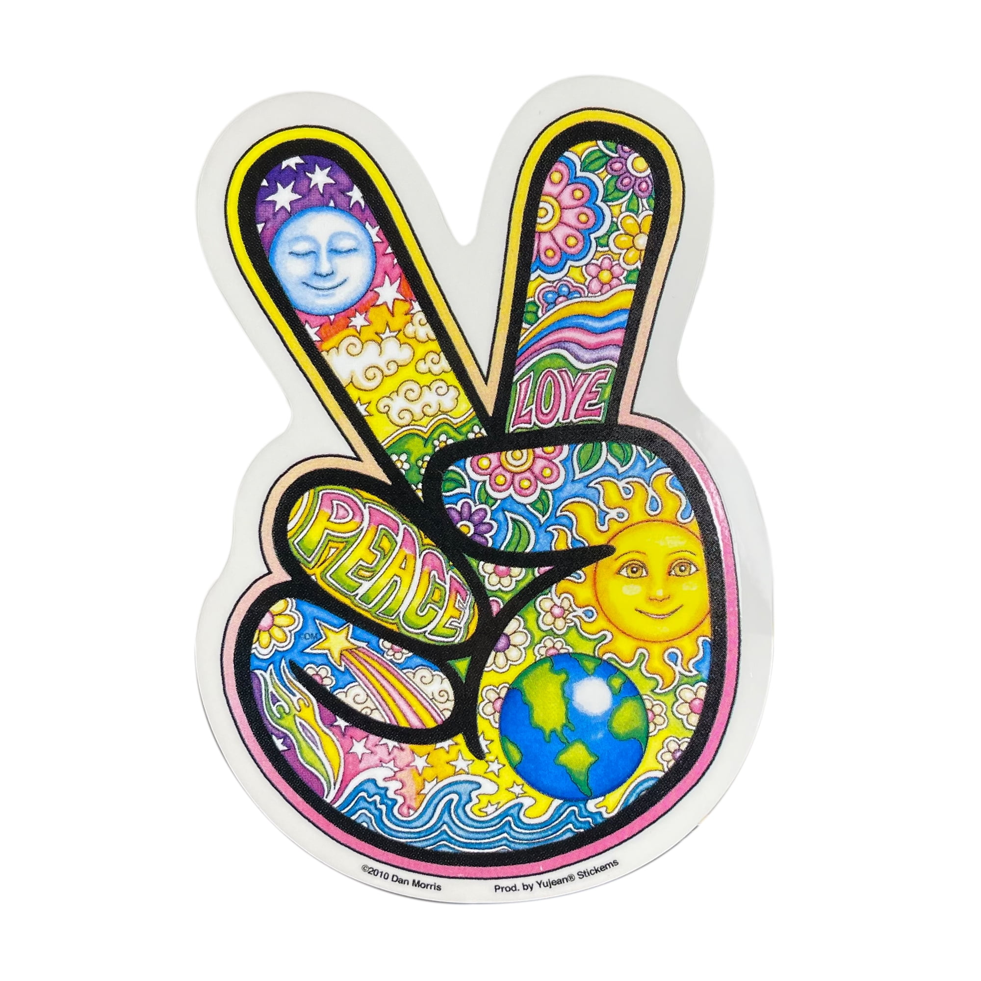 Dan Morris - Peace Fingers - Sticker / Decal - Walmart.com