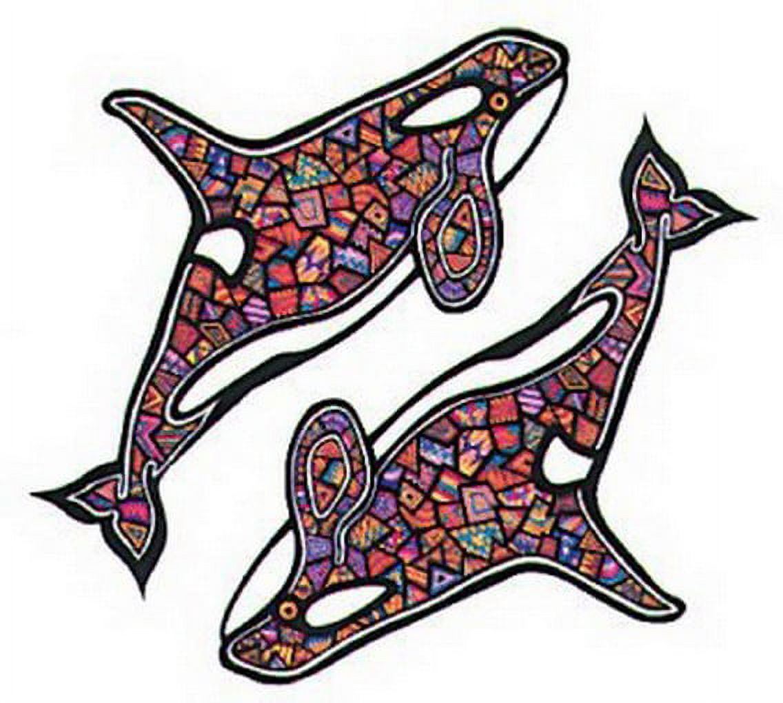 Dan Morris Whale Sticker Set - Walmart.com
