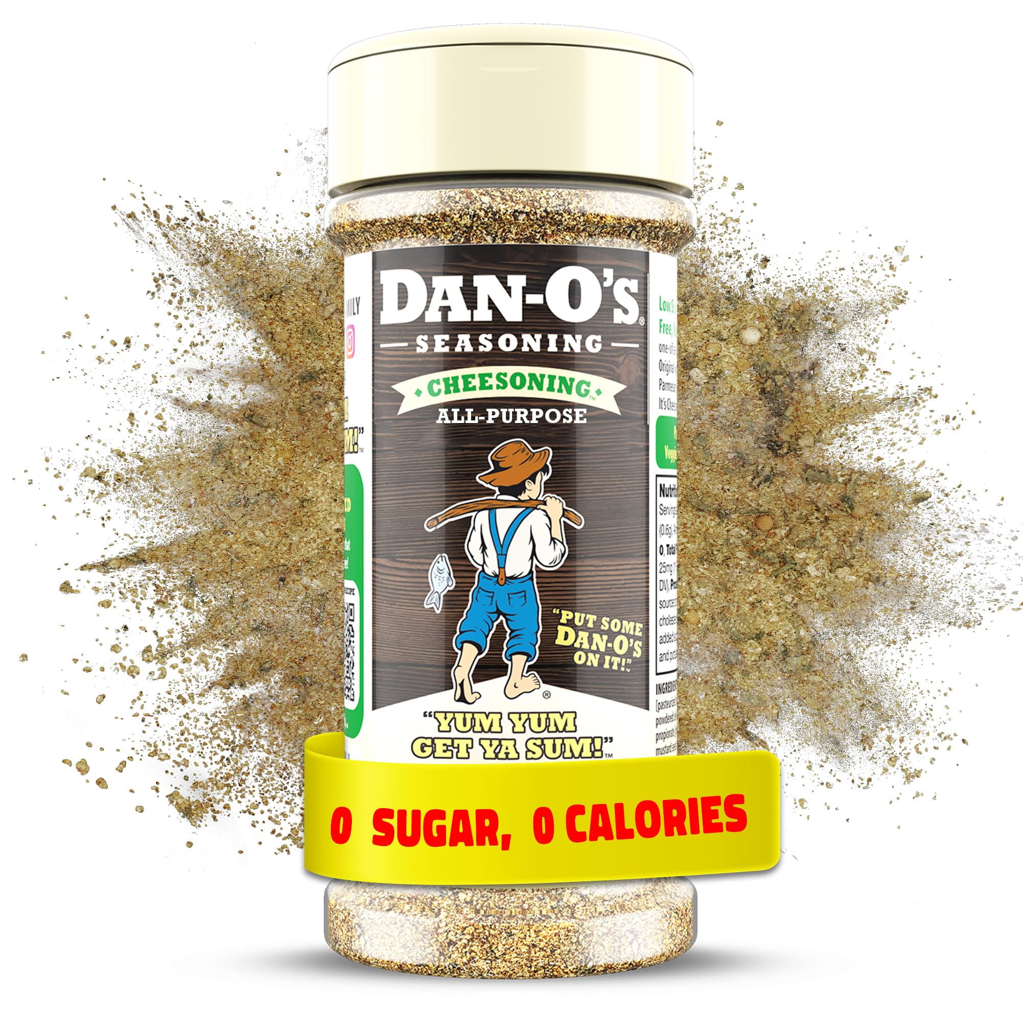 Dan-O's Cheesoning Seasoning, FEV6 2.2 oz Bottle, All Purpose Seasoning ...