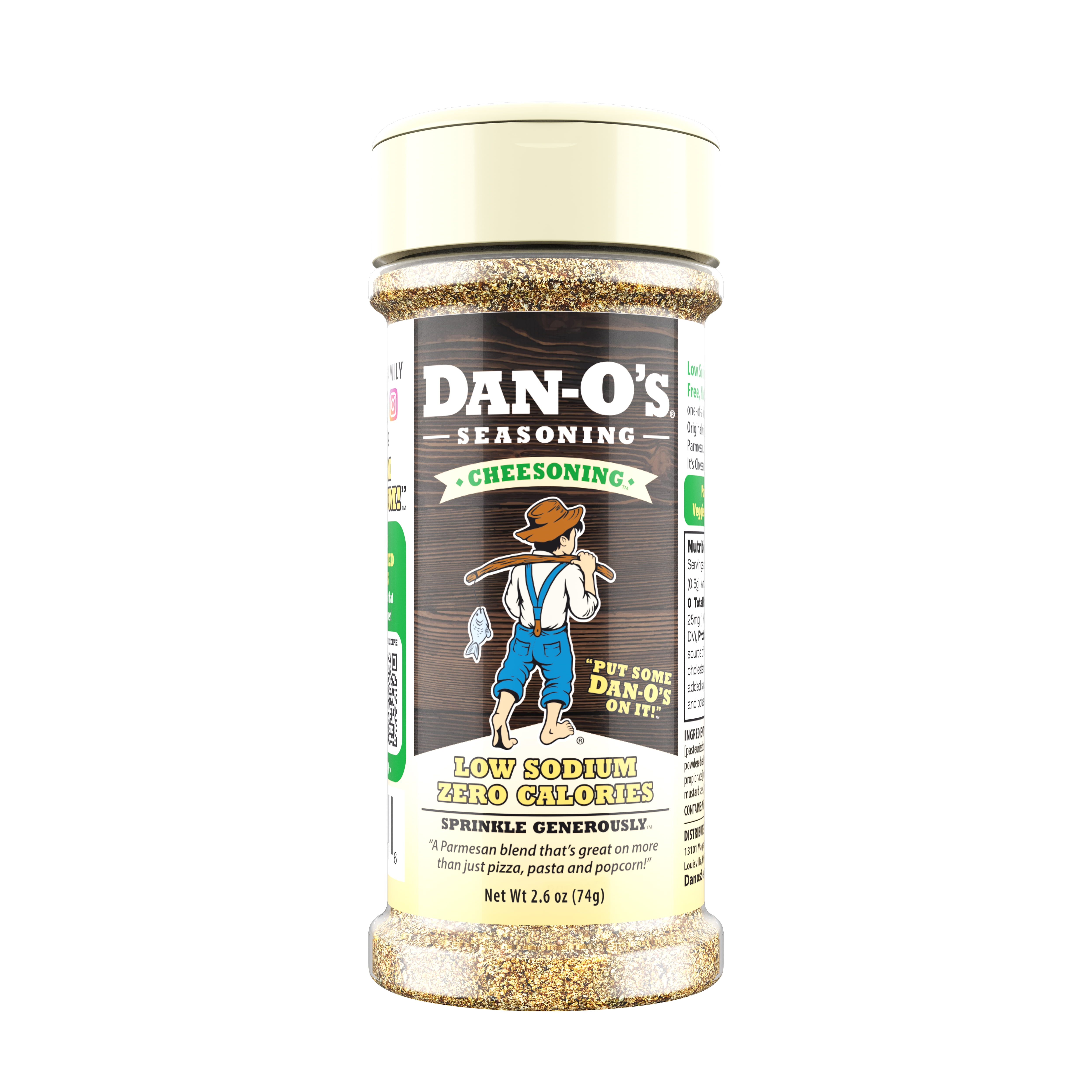 Dan-O’s Seasoning Cheasoning - 3.5oz Bottle of Low Sodium All-Purpose ...