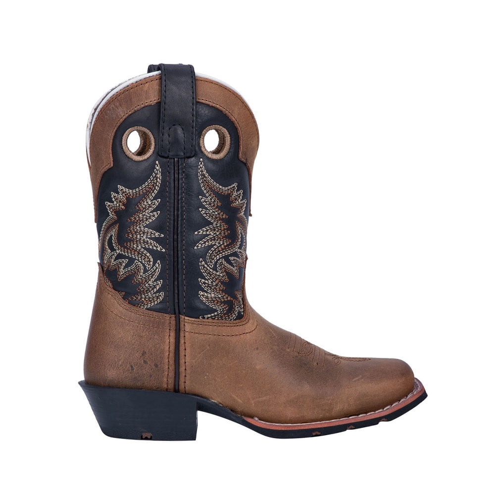 Dan Post Boots Boys Rascal Square Toe Cowboy Mid Calf Boots - Walmart.com