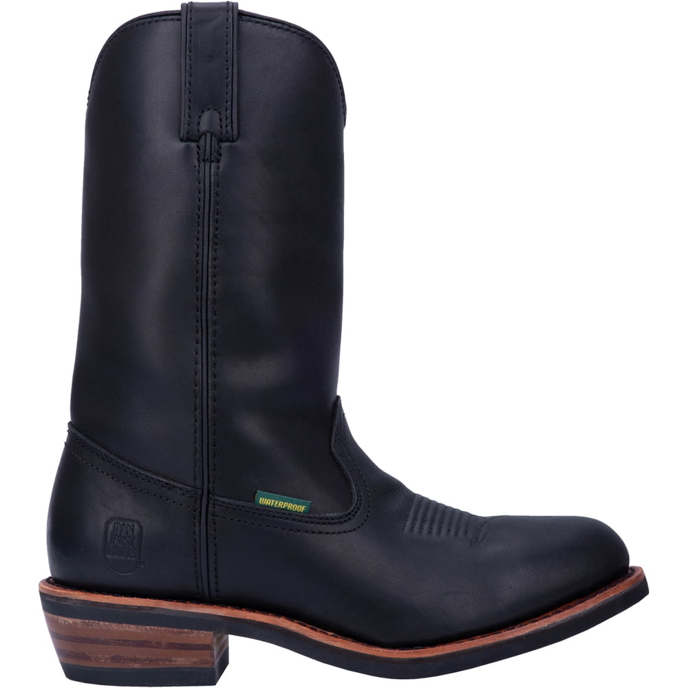 Dan Post Men's Albuquerque Waterproof Pull-On Work Boot Soft Toe Black ...