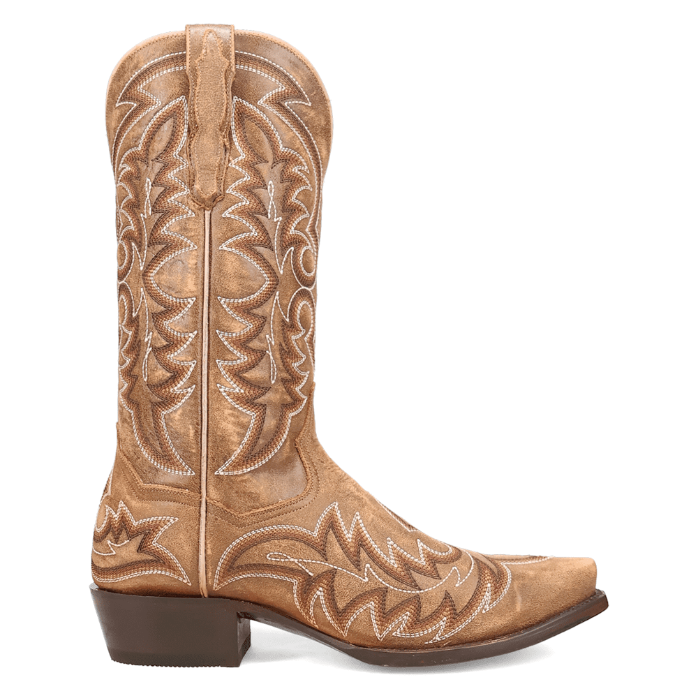 Dan Post Boots Mens Triton Embroidered Snip Toe Pull On Cowboy Mid Calf Bo - Walmart.com