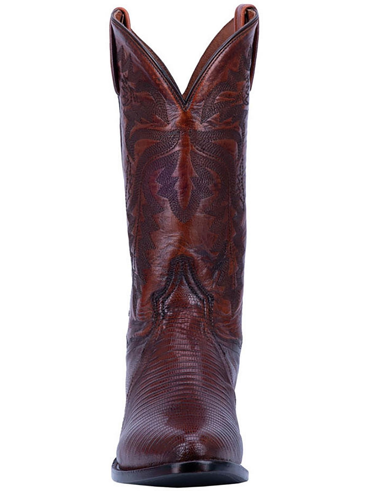 Dan Post Men's Winston Exotic Lizard Western Boot Round Toe - DP3051R ...