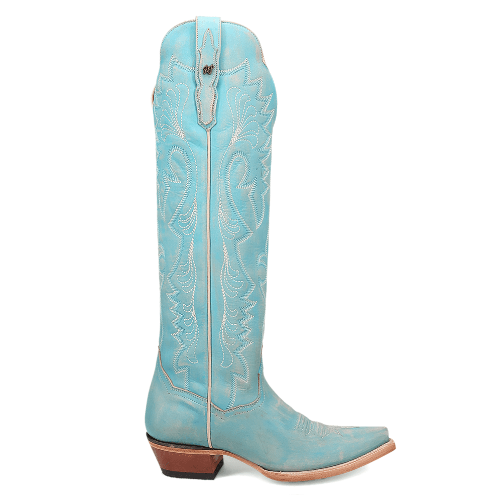 Dan Post Boots Womens Celeste Embroidered Snip Toe Cowboy Tall Boots ...