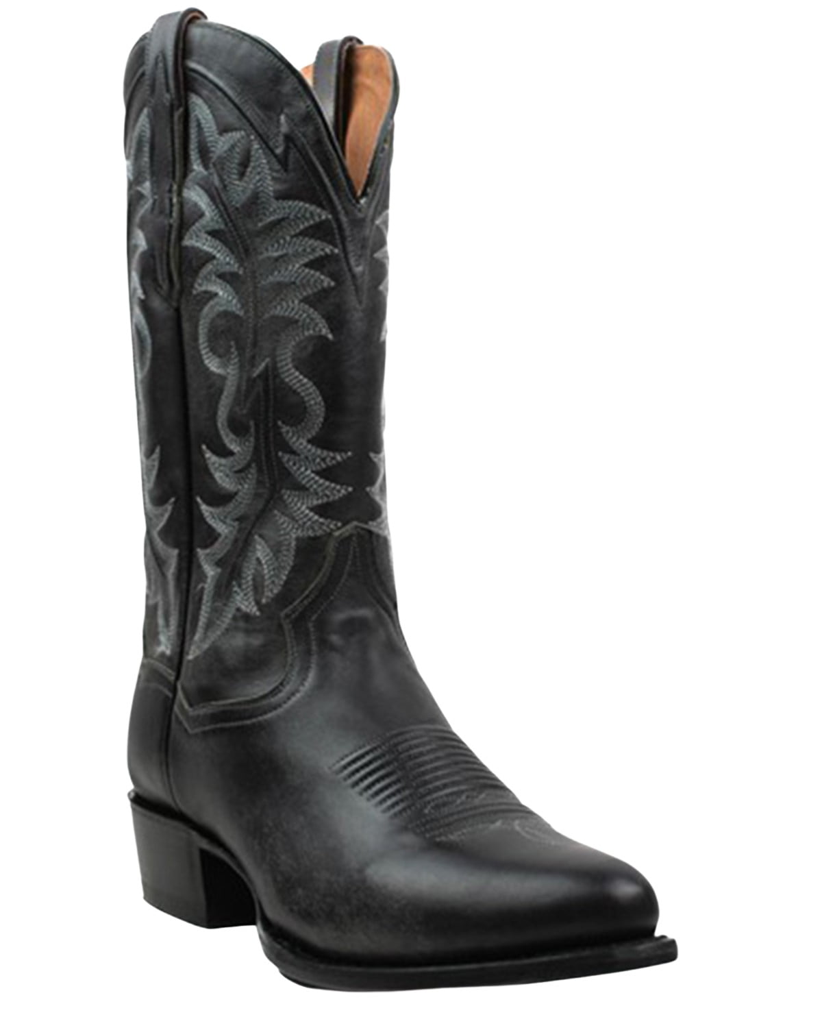 Dan Post Men's 13" Elko Distressed Western Boot Round Toe Black 13 D(M ...