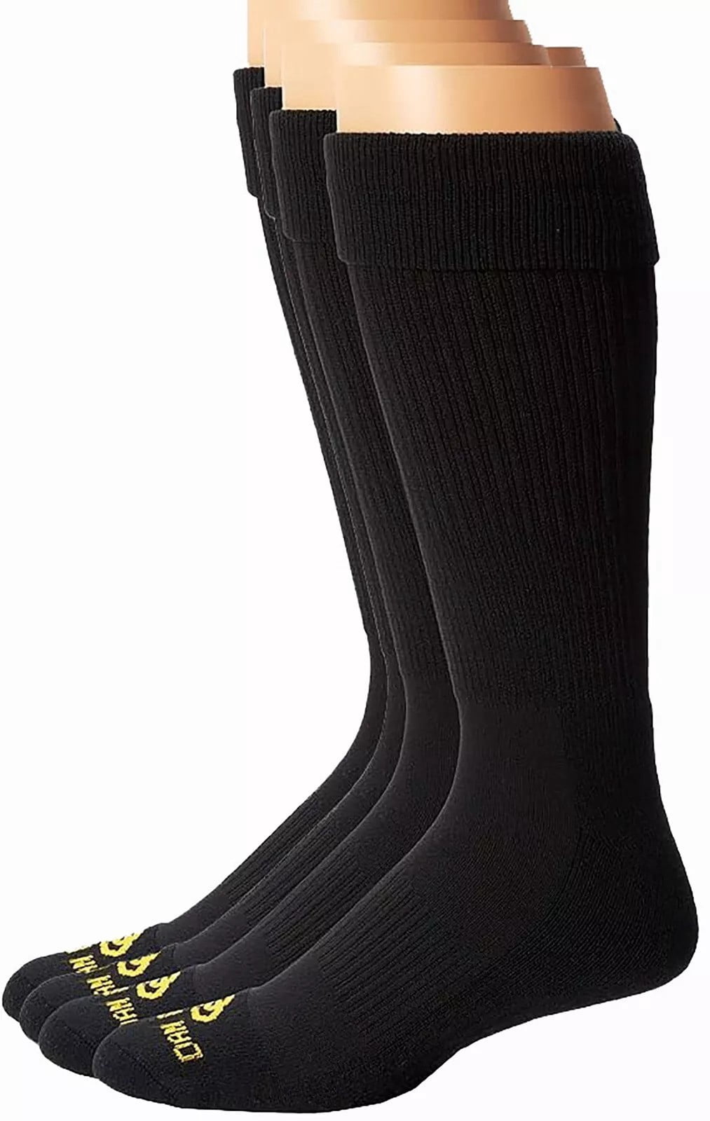 Dan Post Men's Cowboy Certified Black Over The Calf Socks 7-10 ...