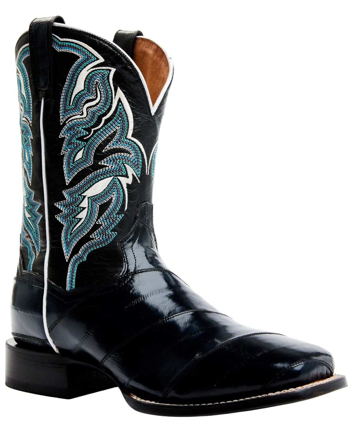 Dan Post Men's Eel Exotic Western Boot Broad Square Toe - DPS693 11.5 ...