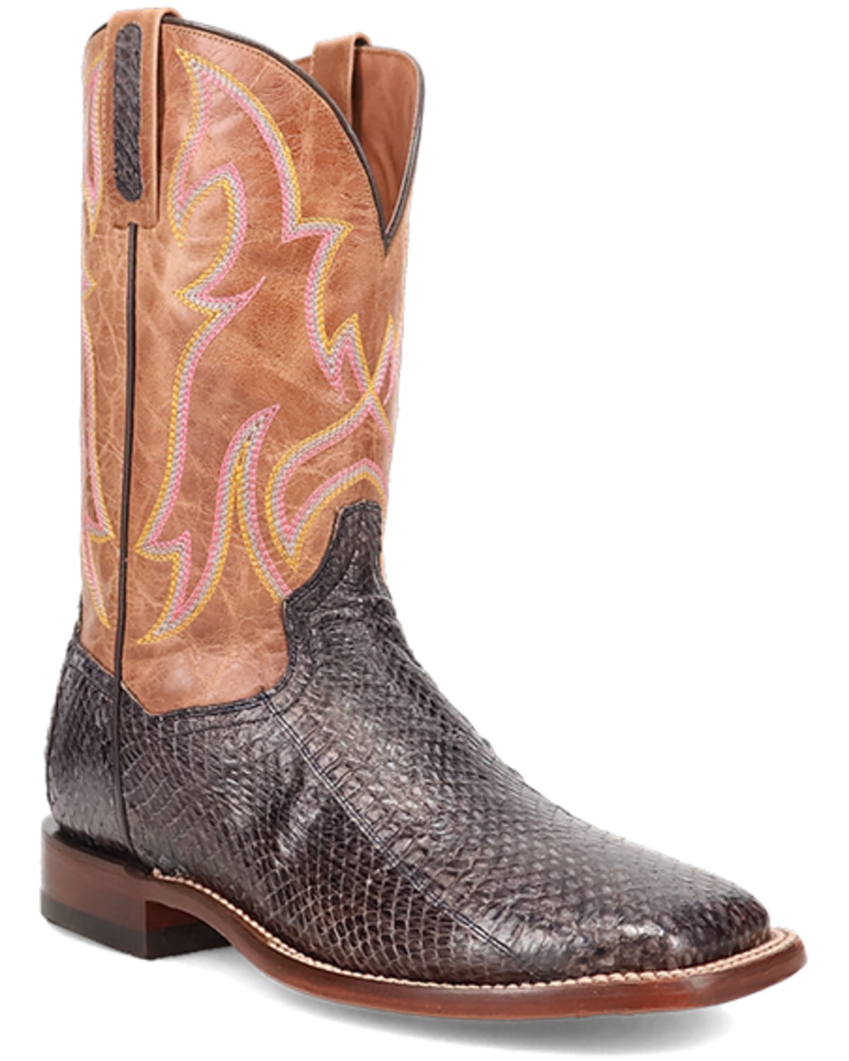 Dan Post Men's Exotic Cobra Western Boot Broad Square Toe - DPS1124 10 ...