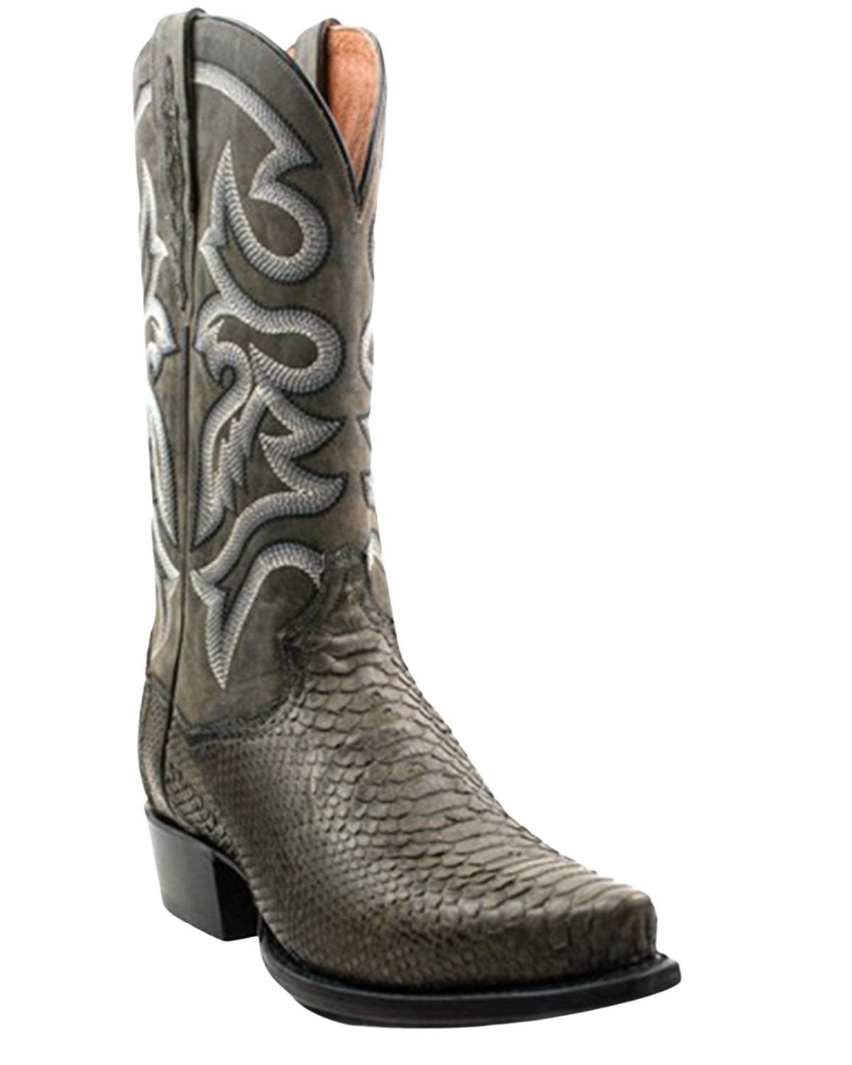 Dan Post Men's Exotic Python Western Boot Snip Toe - DP80286 10 EE US ...