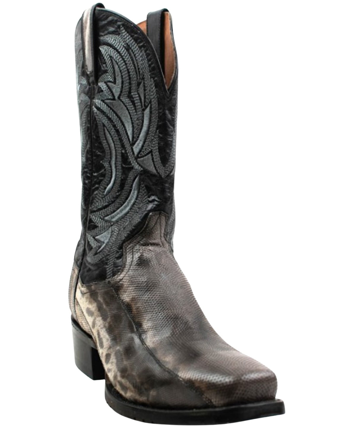 Dan Post Men's Karung Snake Exotic Western Boot Square Toe Black 9.5 D ...