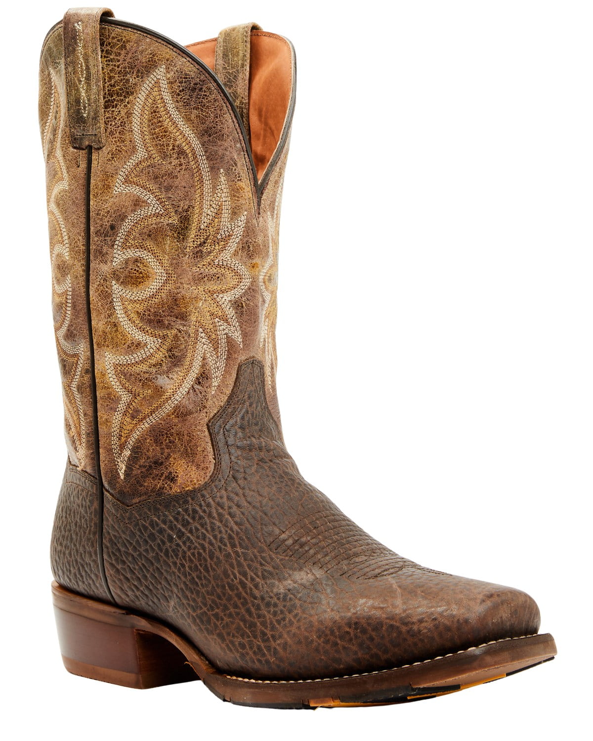 Dan Post Men's Western Performance Boot Broad Square Toe Chocolate 7.5 ...
