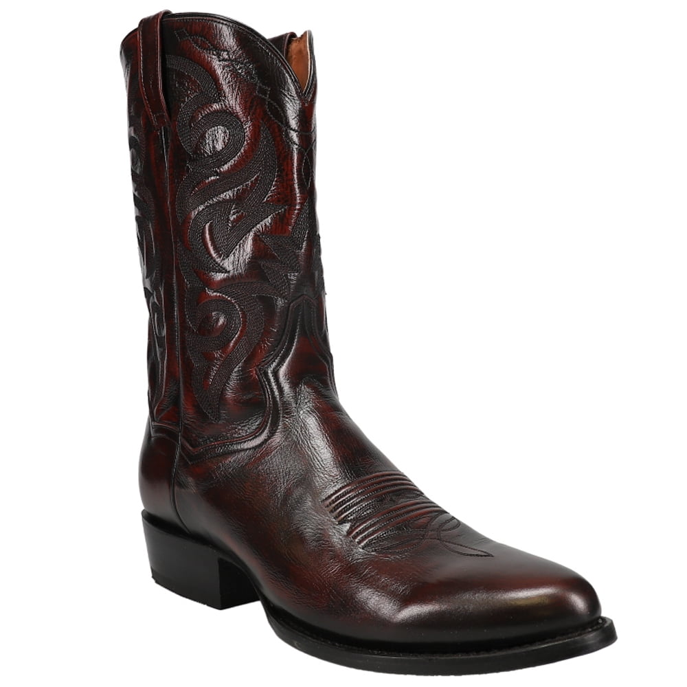 Dan Post Western Boots Mens Milwaukee Leather Round Toe Black DP2112R ...