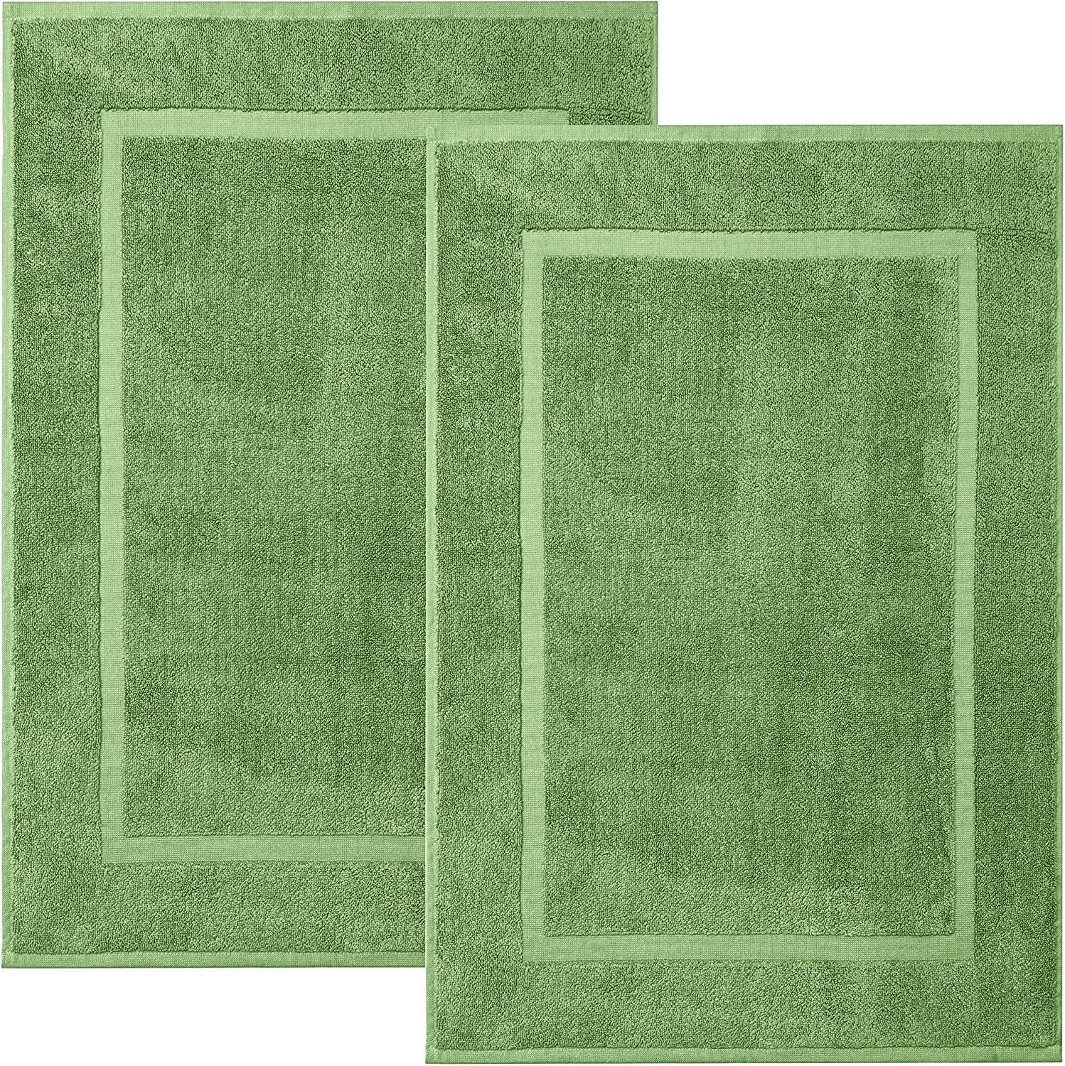Dan River, Bath Mat Set, 2 Pack, 21x34 inch Cotton Bathroom Rugs ...