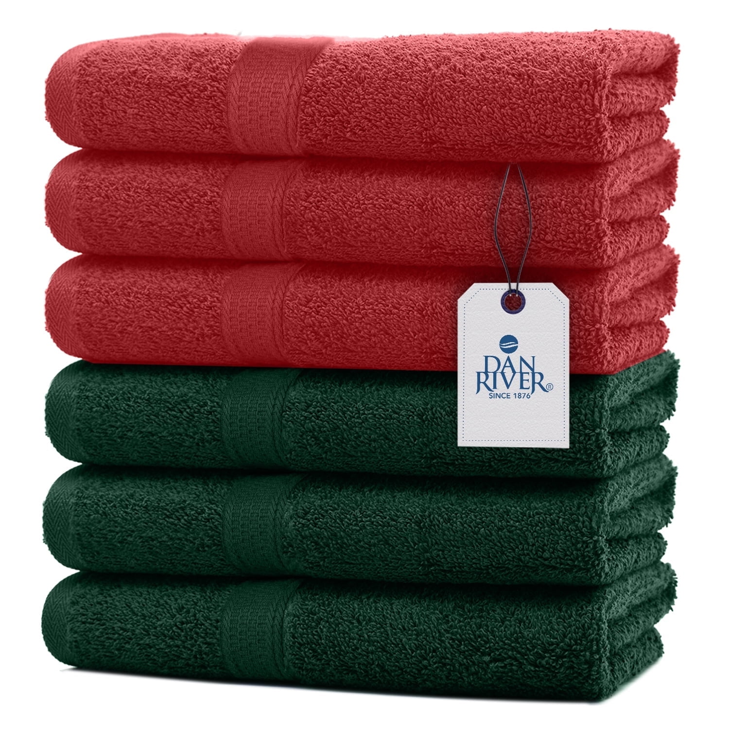 Dan River Hand Towel Quick Drying Christmas Cotton Towels Super ...