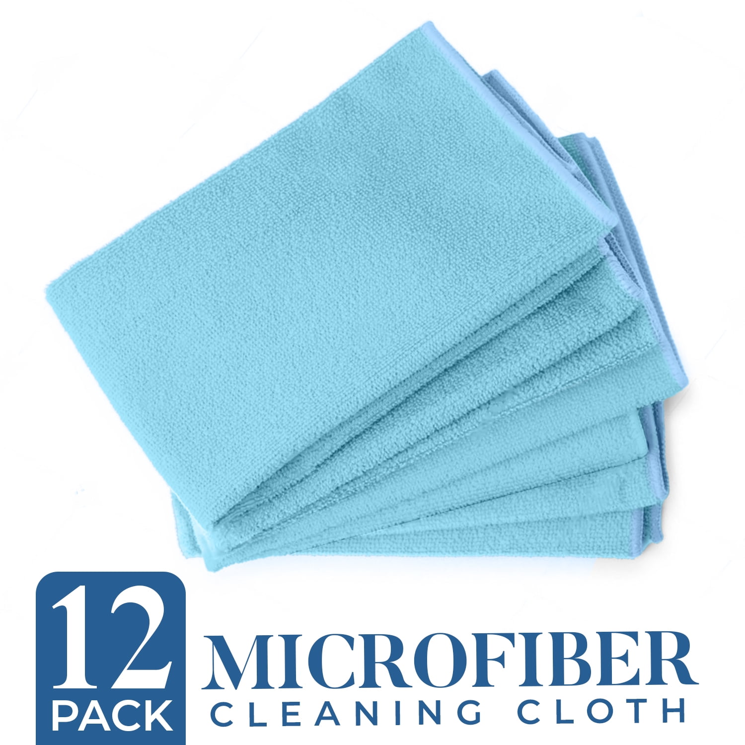 Dan River 100% Microfiber Washcloth Pack of 12 Household & Automotive ...