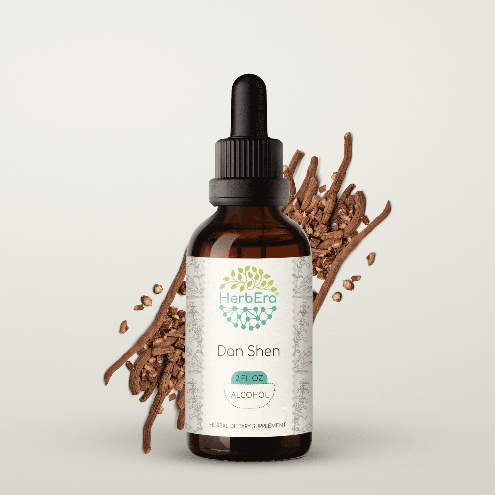 Dan Shen Alcohol Herbal Extract Tincture, Super-Concentrated Organic ...