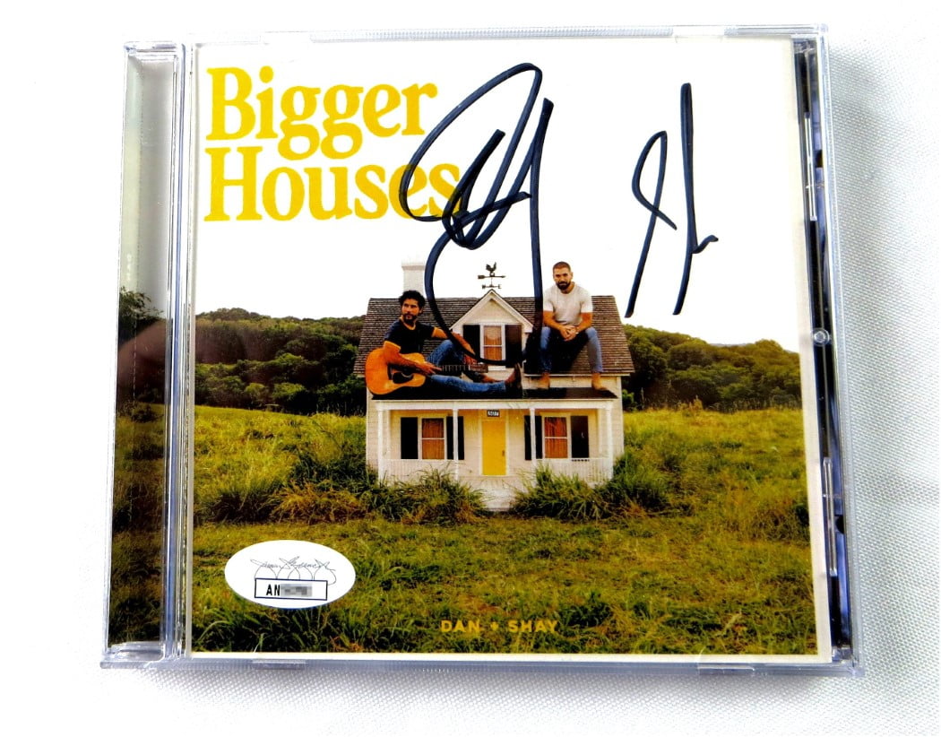 Dan Smyers Shay Mooney Dual Autographed CD Booklet Dan + Shay Bigger ...