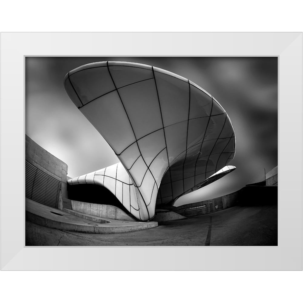 Dan, Udrea 18x15 White Modern Wood Framed Museum Art Print Titled ...