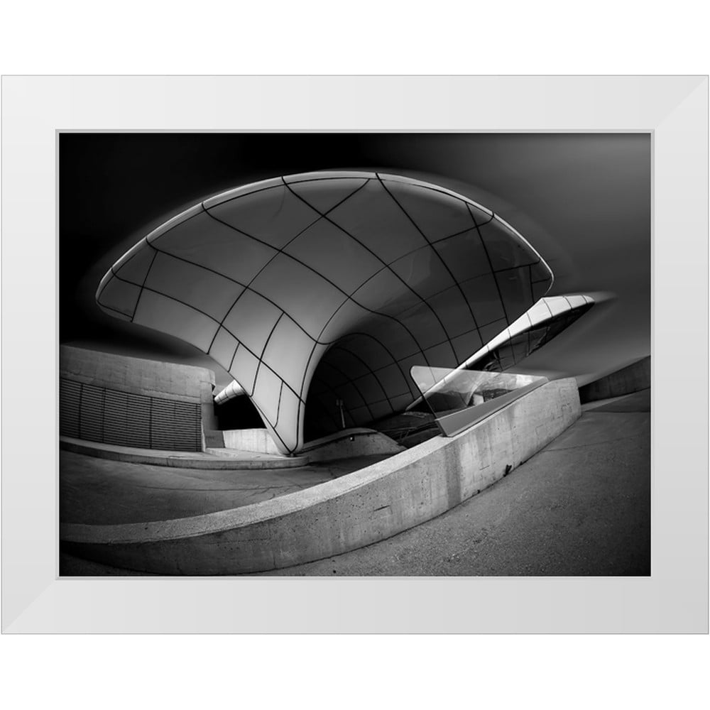 Dan, Udrea 24x19 White Modern Wood Framed Museum Art Print Titled ...