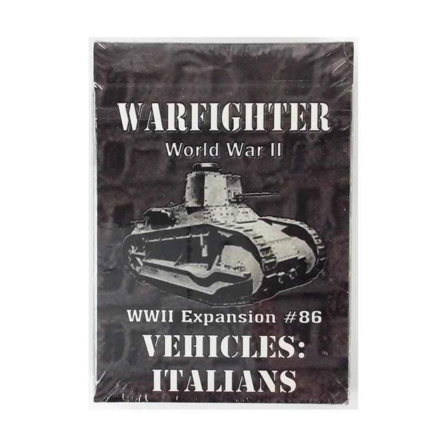 Dan Verssen Games WWII Expansion #86 - Vehicles - Italians New ...