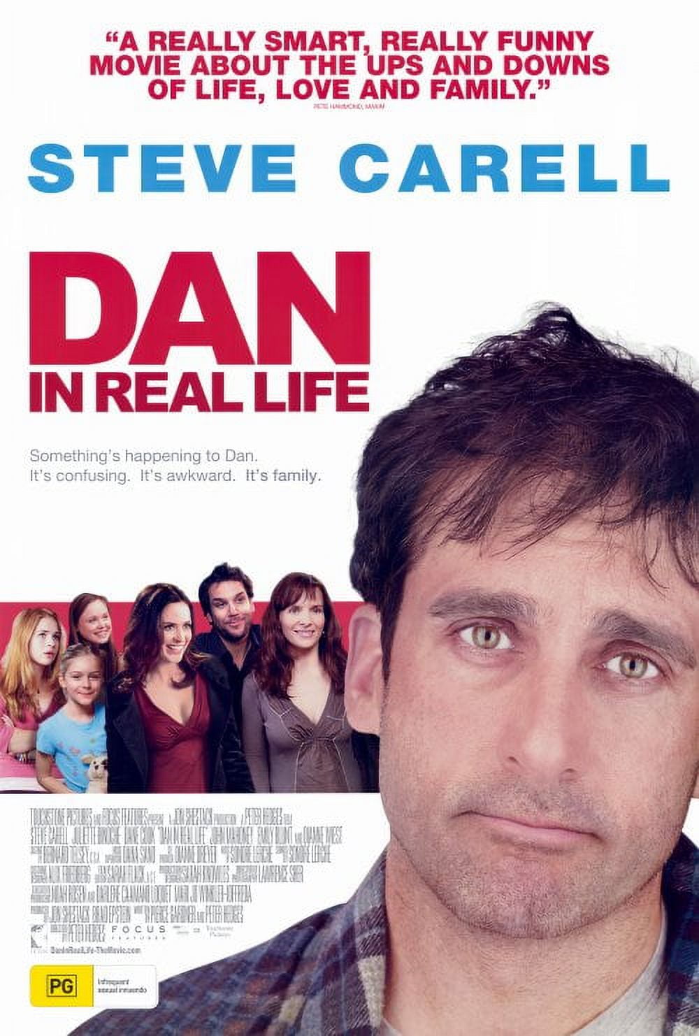 Dan in Real Life POSTER (27x40) (2007) (Style B) - Walmart.com