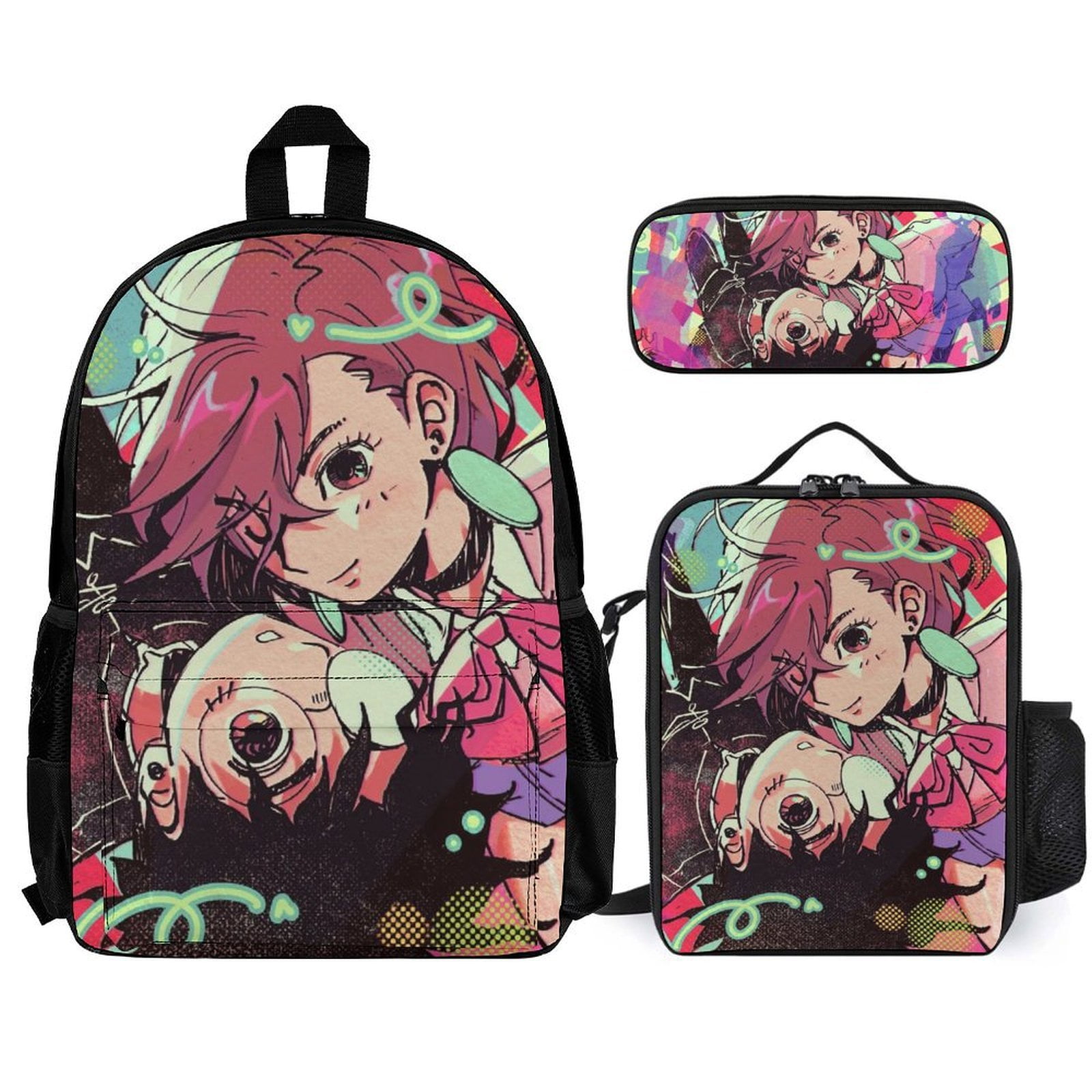 DanDaDan Anime Backpack With Lunch Bag Pencil Case Pen Bag Satchel ...