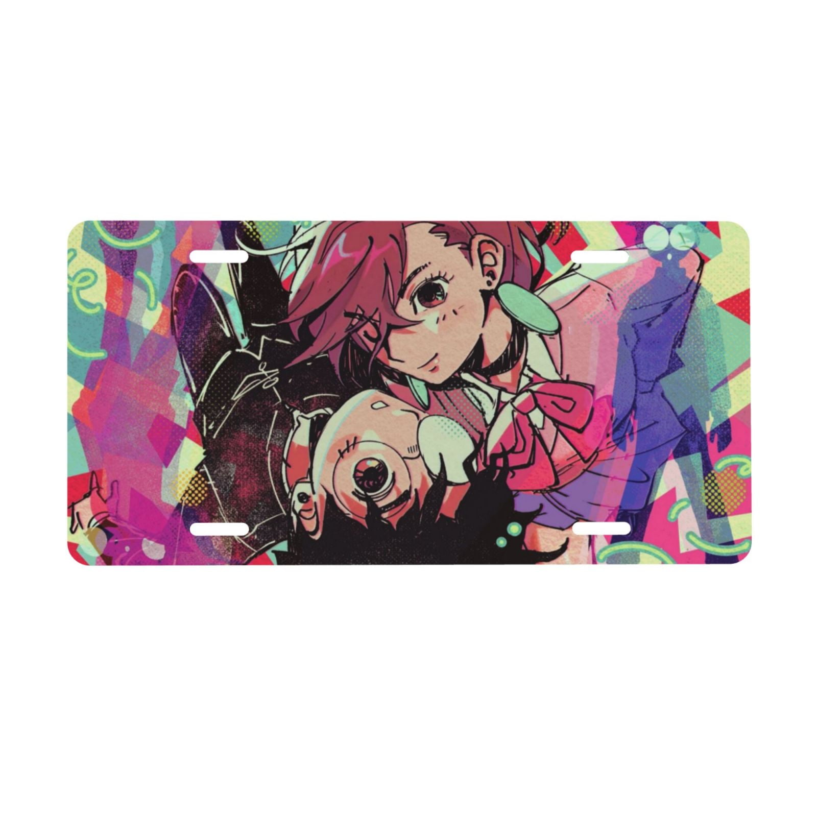 DanDaDan Anime License Plate Cover Aluminum Novelty Vanity Tag ...