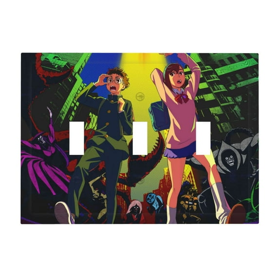 DanDaDan Poster Wall Plate Cover 3 Gang Toggle Decorative Light Switch ...