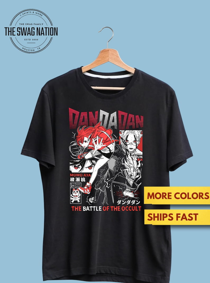 DanDaDan Shirt, Turbo Ganny, Momo Ayase Anime Tshirt, Japanese Manga ...