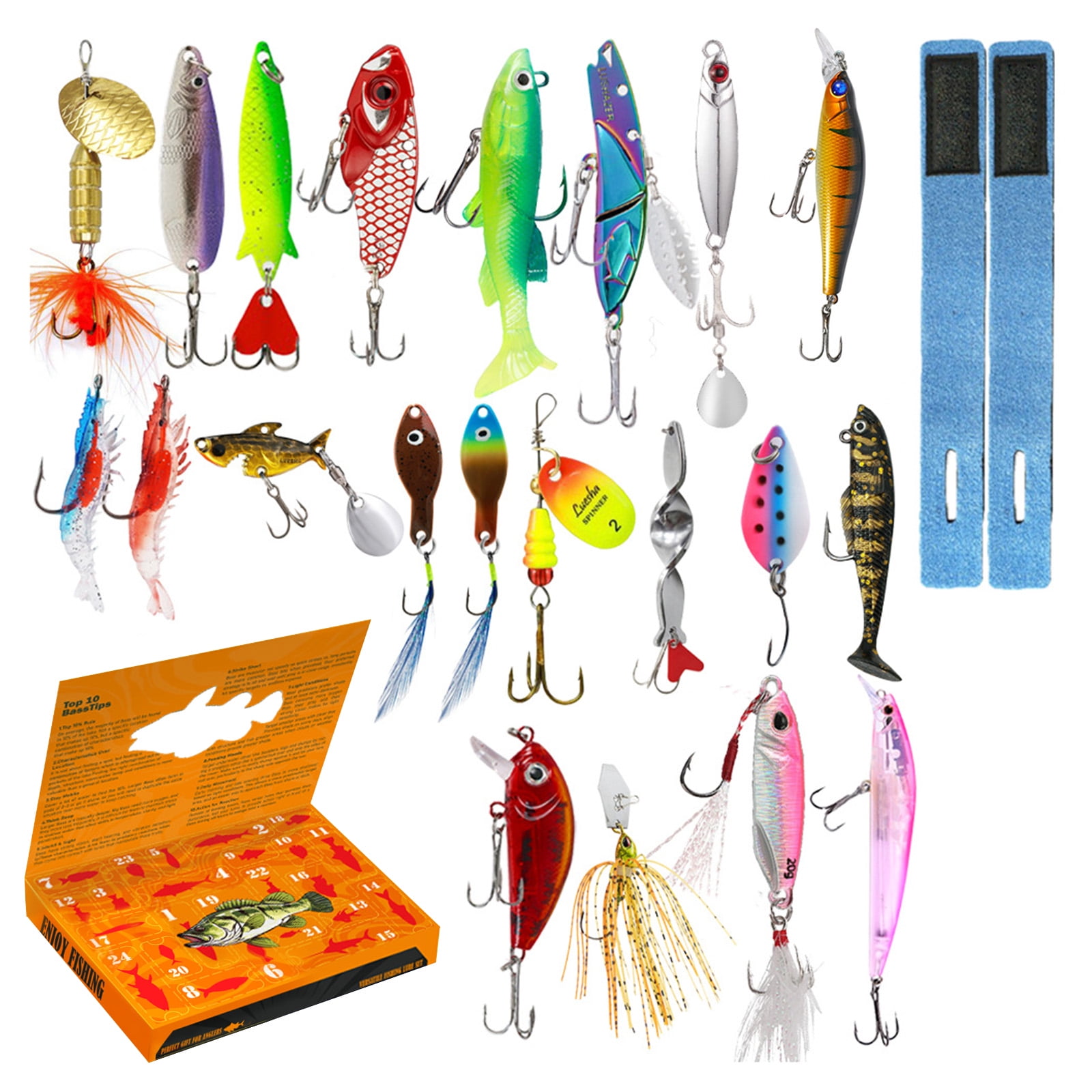 DanGing Fishing Advent Calendar 2025 Adult, Fishing lure Advent ...