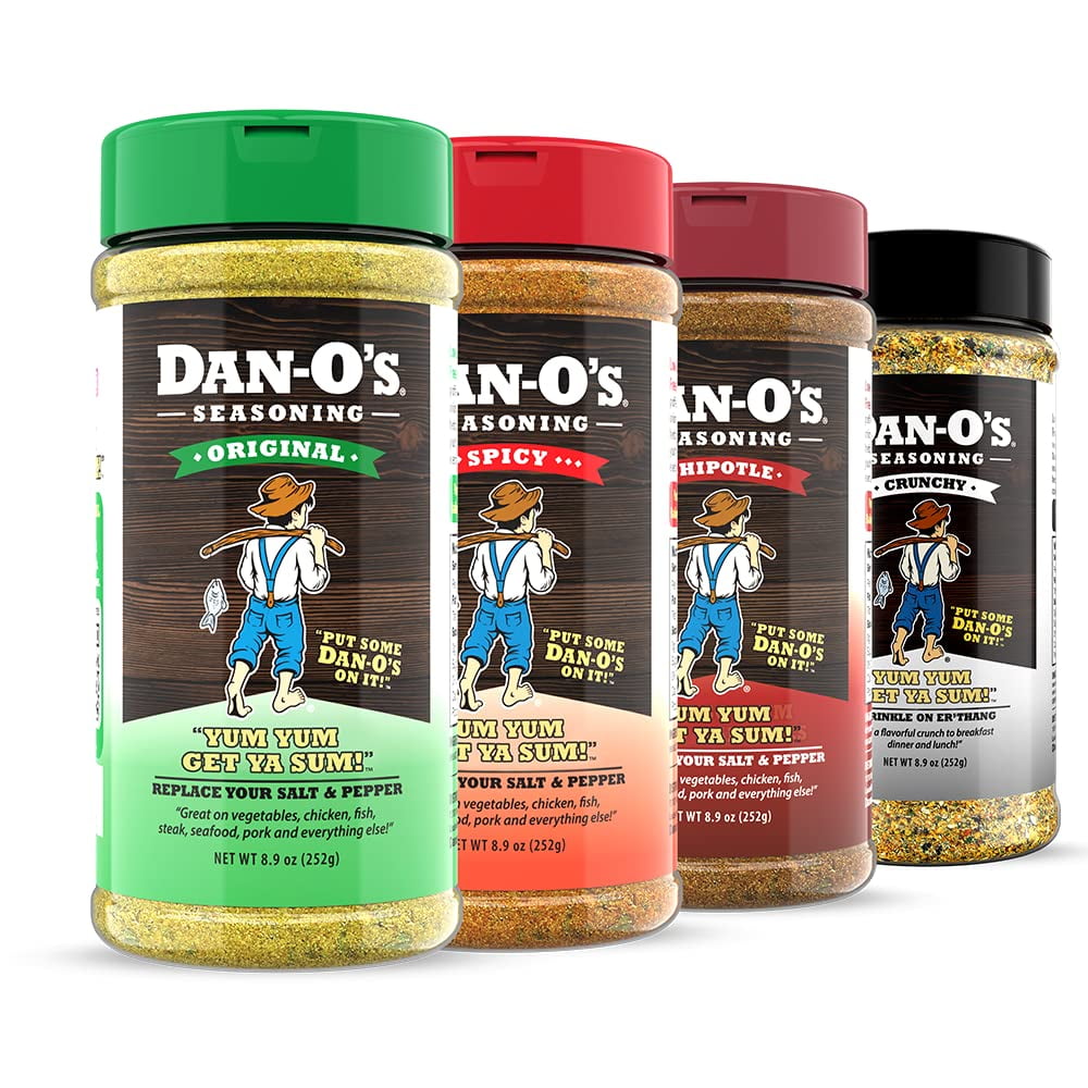 DanOs Seasoning Medium 4 DU20Bottle Combo Original Chipotle Spicy ...